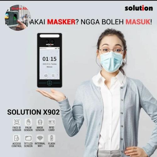 Jual Meain absensi face, telapak tangan,kartu Solution X902 - Kota Tangerang - Grahaabsensi ...