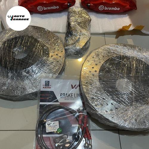 Jual BBK BREMBO 4pot 330/355mm f50 innova 2GD/2KD + bracket PNP - 355mm ...
