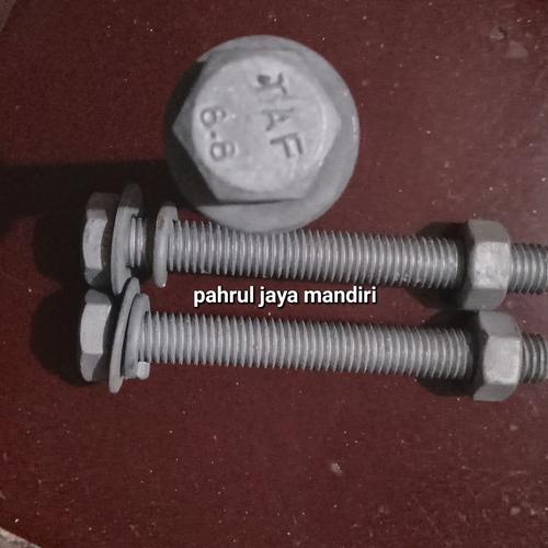 Jual baut baja 8.8 full drat m16 x 120.mm Hot Deep Galvanis - Jakarta ...