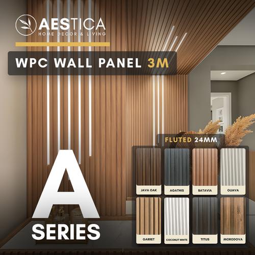 Jual WPC Wood Wall Panel Series A 24MM Fluted 3M Dekor Dinding Kayu ...
