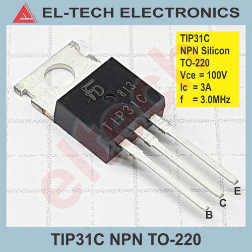 Jual TIP31C TIP 31C TIP31 TIP 31 Transistor NPN TO-220 - Kota Surabaya ...