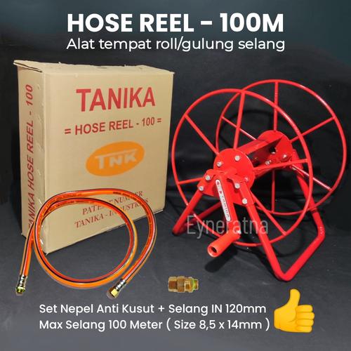 Jual Tempat alat gulung gulungan selang air roll putar water hose reel ...