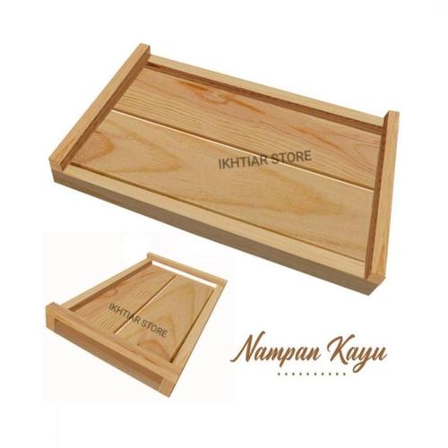 Jual Nampan Kayu Baki Kayu / Tray Kayu Jati Belanda Ukuran 30 x 20cm ...