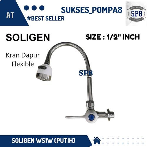 Jual Kran Dapur Angsa Flexible SOLIGEN WS1-W / Kran Cuci Piring - Kota ...