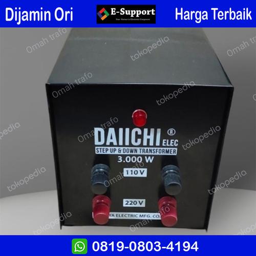 Jual Trafo Step Up Down Travo Daiichi 3000 watt 220V to 110V - Jakarta ...