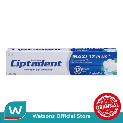 Promo Ciptadent Pasta Gigi Pencegah Gigi Berlubang Maxi 12 Fresh Mint ...