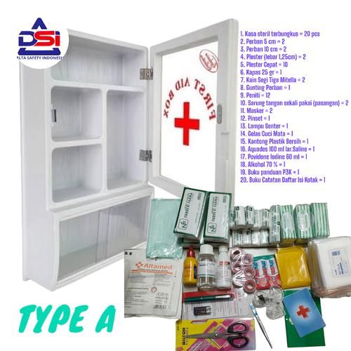 Jual Kotak Obat P3K MC15 Maspion Type A First Aid Box Lengkap Isi Type ...