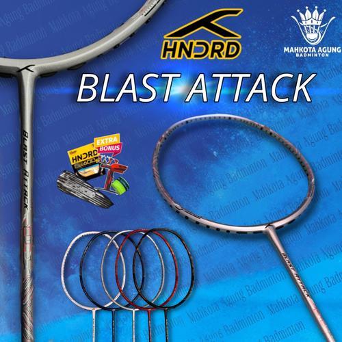 Jual RAKET BADMINTON HUNDRED BLAST ATTACK ORIGINAL LENGKAP BONUS ...