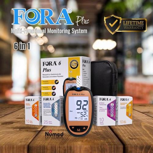 Jual NEW 6 in 1 Multi Parameter Monitoring System Original Fora 6 Plus ...