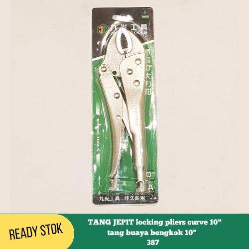 Jual TANG JEPIT locking pliers curve 10" tang buaya bengkok 10" 387 ...