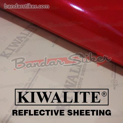 Jual KIWALITE RED 9063 Safety Grade Reflective Sheeting Sticker Rambu ...