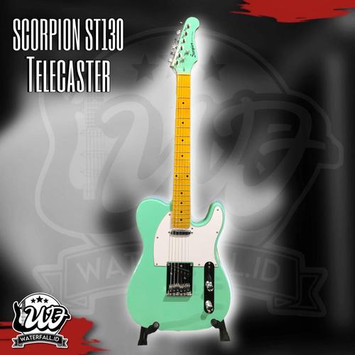 Jual Gitar elektrik Scorpion ST130 Telecaster Model ST 130 ST-130 SG Hijau - Kab. Bantul ...