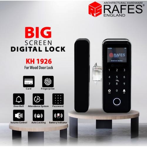 Promo RAFES England KH 1926 Fingerprint Digital Lock Door Handle Access ...