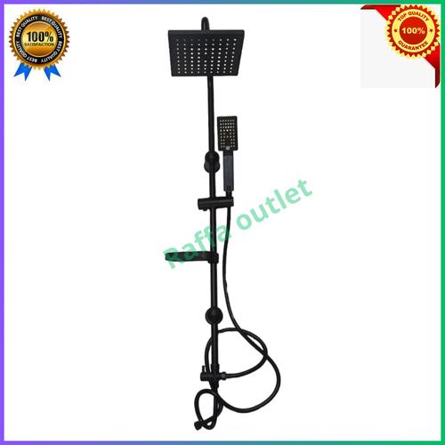 Jual shower tiang set black series/shower mandi hitam/shower column ...