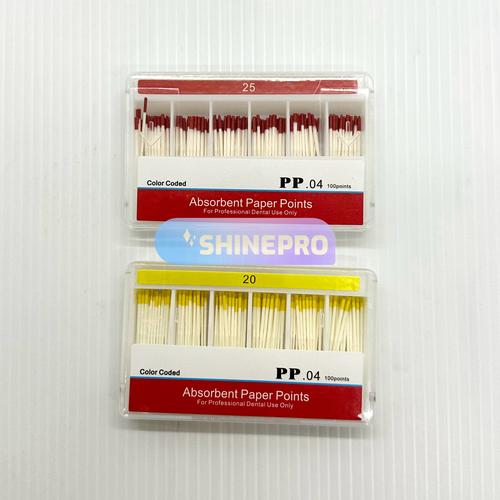 Jual Paper points dental paperpoint endo 04 taper #25 #20 - 04 #20 ...