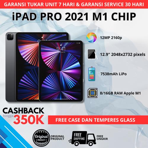 Jual iPad Pro M1 Chip 2021 11 12 Inch 1TB 512GB 256GB 128GB Wifi ...