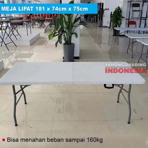 Jual Meja Lipat Panjang 181Cm Meja Portable Meja Makan Meja Belajar ...