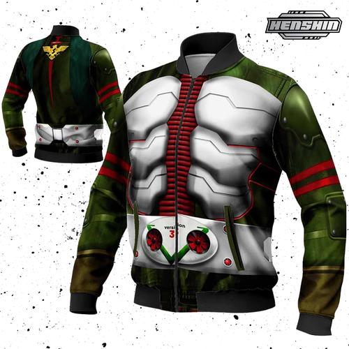 Jual Jaket Bomber Kamen Rider V3 - Jaket, S - Jakarta Barat - Henshin ...