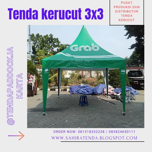Jual tenda kerucut 3x3 grab,tenda event, promosi - Kota Bekasi - sahira ...