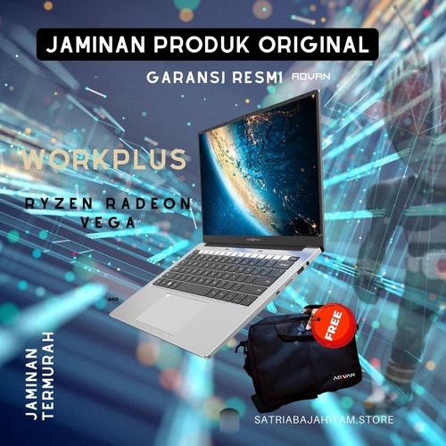 Jual ADVAN LAPTOP WORK PLUS AMD Ryzen 5 6600H 14'' FHD IPS 16Gb 512GB ...