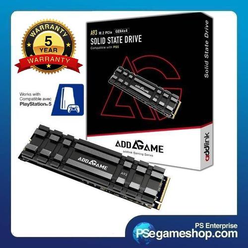 Promo SSD Addlink A93 M.2 2280 PCle GEN4X4 NVMe with Heatsink For PS5 Cicil 0% 3x - Jakarta ...