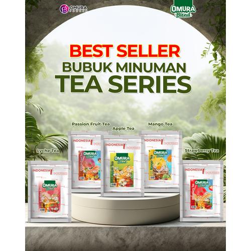 Promo TEA SERIES- Bubuk Minuman Rasa Teh Buah 1 Kg 500 Gr Omura Powder ...