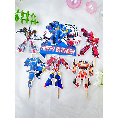 Jual TOBOT Topper Cake Birthday Hiasan Kue Ulang Tahun - Minitop ...
