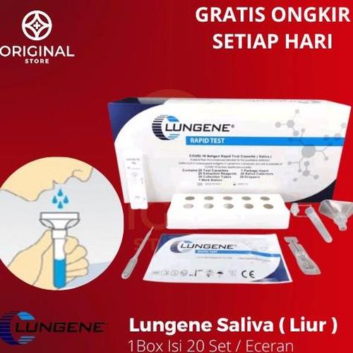 Jual NEW ALAT SWAB / ANTIGEN / RAPID TEST LUNGENE SALIVA ( Air Liur ...