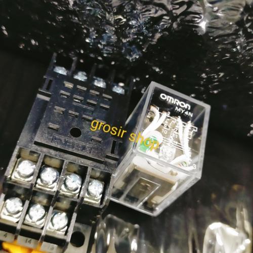 Jual relay Omron my4n 24vdc 1set plus soket - Kota Tangerang - shop ...