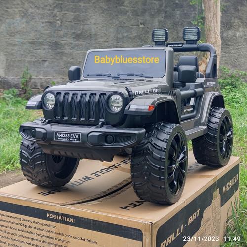 Jual Mobil Aki PMB M8288 RALLY ART - Ban Karet 12volt - Putih, M9388 ...