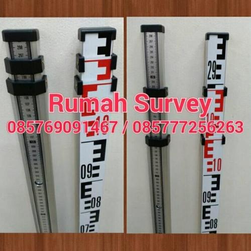 Jual "Zhara" PROMO RAMBU UKUR 3 Meter / BAK UKUR / LEVELLING STAFF 3 M ...