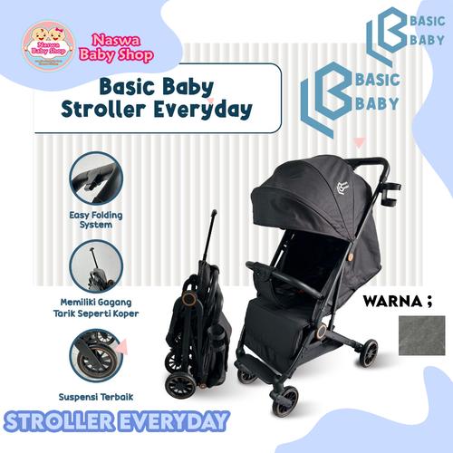Jual Basic Baby Stroller Everyday Kereta Dorong Bayi - Black - Kota ...