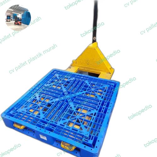 Jual palet plastik baru UK 100×100×15 pallet plastik warna biru - Kab ...