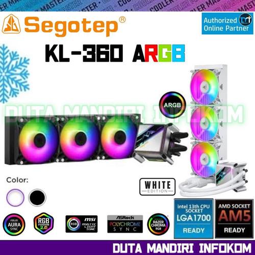 Promo Segotep KL-240 I KL-360 ARGB - AIO Liquid CPU Cooler - KL-360 Black Cicil 0% 3x - Jakarta ...