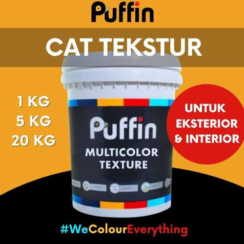 Jual Cat Tekstur Puffin Texture Multicolour Cat Tembok Texture Batu ...