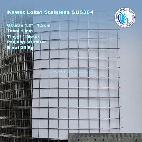 Jual Kawat ram stainless steel 304 1/2" - Meter - Jakarta Barat - Surya ...