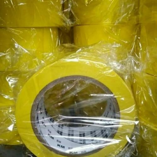 Jual Floor marking tape kuning Lakban lantai brand KM size 2" - Kab ...