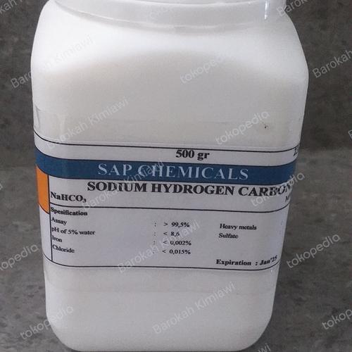Jual Sodium hydrogen carbonate natrium bicarbonate NaHCO3 500 gr - Kota ...