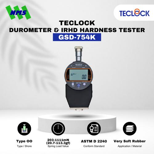 Jual TECLOCK GSD-754K Durometer Hardness Tester 1111mN Shore OO Digital ...