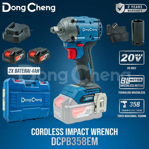 Promo DongCheng Mesin Pembuka Baut DCPB358 EM Cordless Impact Wrench ...