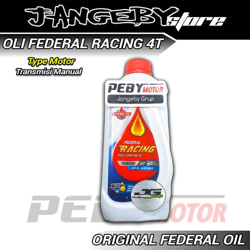 Jual Oli FEDERAL Racing 10W-40 4T Manual 1 Liter ORIGINAL Jangeby Store ...