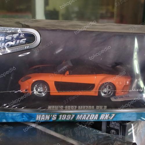 Jual Diecast FnF Mazda RX7 Velside Han's - Kota Bekasi - DJ Diecast ...