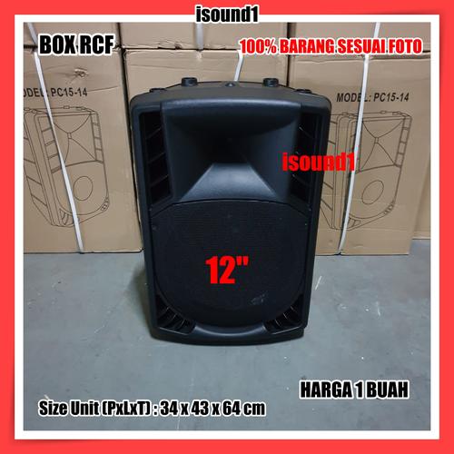 Jual BOX KOSONG SPEAKER FIBER PLASTIK 12 INCH MODEL RCF LAMA HARGA 1 ...