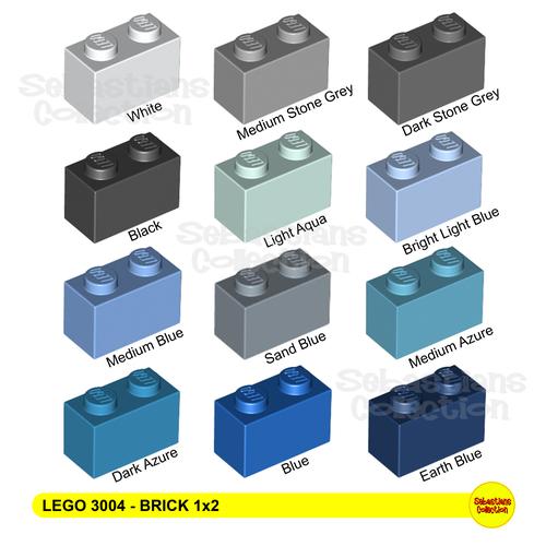 Jual LEGO BRICK 1X2 - LEGO PART 3004 - Bright L Orange - Jakarta Barat ...