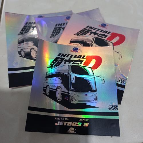 Jual 5 sticker bus stiker bis hologram kids panda jb5 jetbus 5 kotak ...