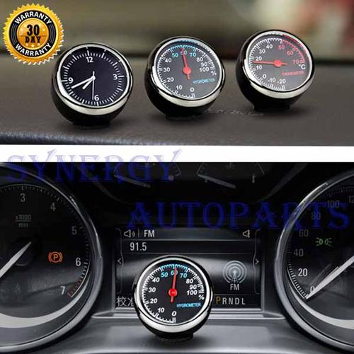 Jual Dekorasi interior Mobil Jam Clock Thermometer Hygrometer 3PC ...