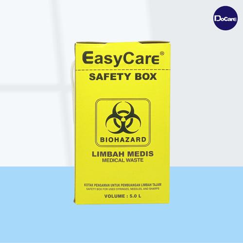 Jual EasyCare Safety Box 5L / Tempat Limbah Medis - Box+Tali+Inner ...