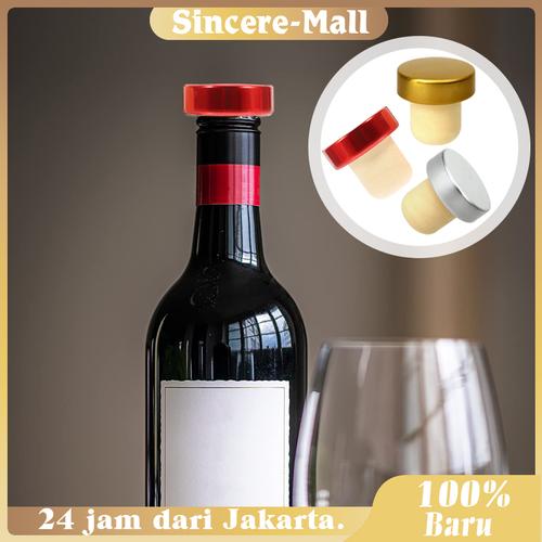 Jual 5 Pcs Tutup Botol Kayu Tutup Botol Gabus Cork Wine Tutup Botol ...