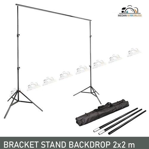 Jual Rangka / Bracket Stand 2X2M Untuk Backdrop Photo Studio Background ...