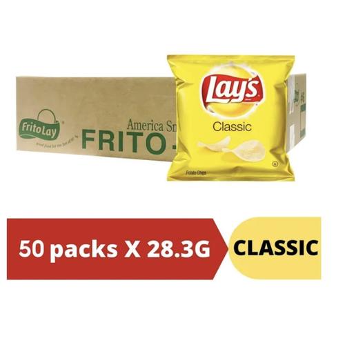 Jual Lays Classic Potato Chips 28.3G X 50PC - Kota Tanjung Pinang ...